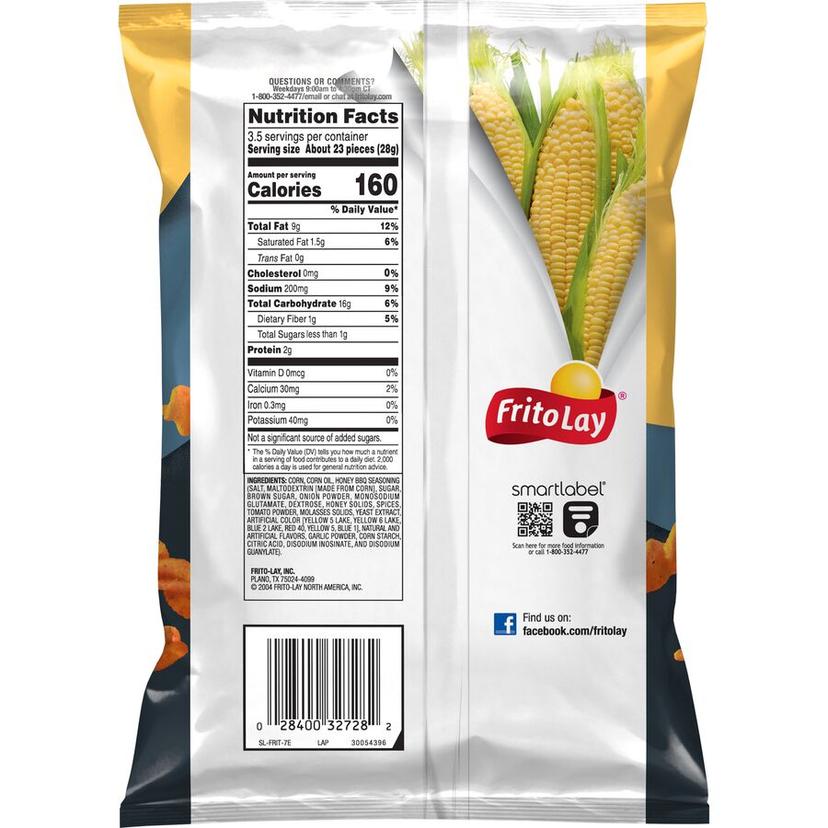 Fritos® Twists Honey BBQ Flavored Corn Snacks - Shop Now at Snacks.com