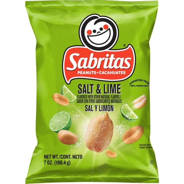 Sabritas® Salt & Lime Peanuts - Shop Now at Snacks.com