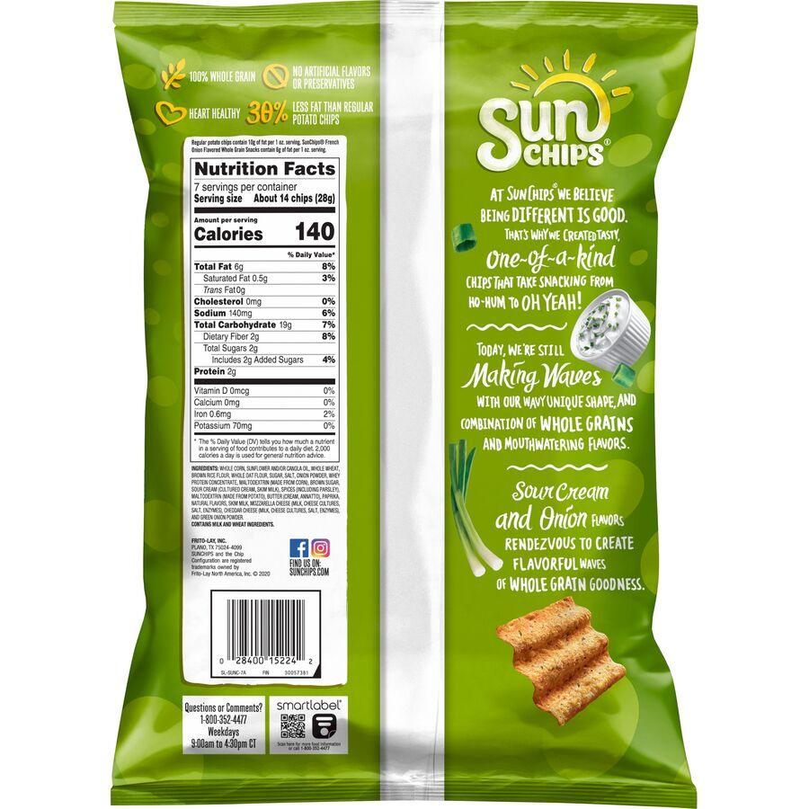 SunChips® French Onion Flavored Whole Grain Snacks - Shop Now at Snacks.com