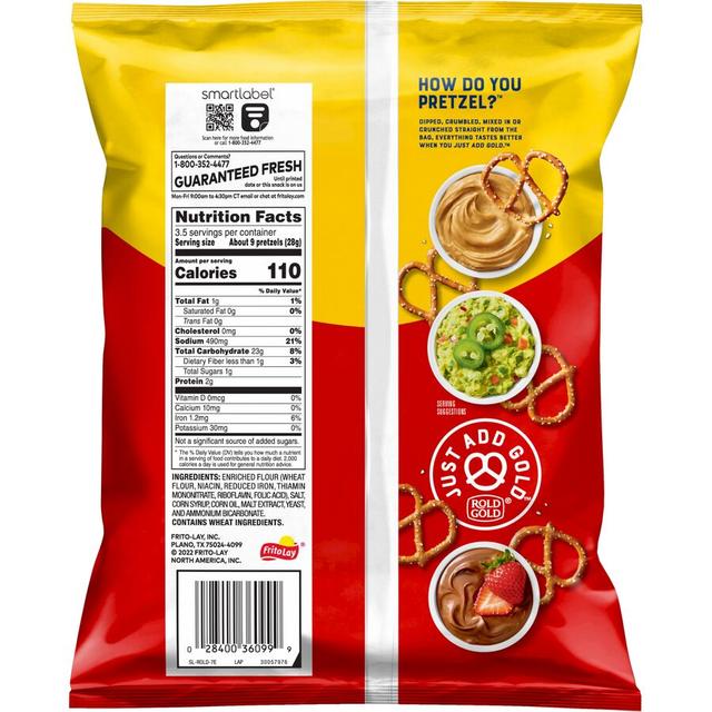 Rold Gold® Original Pretzels Thins - Shop Now at Snacks.com