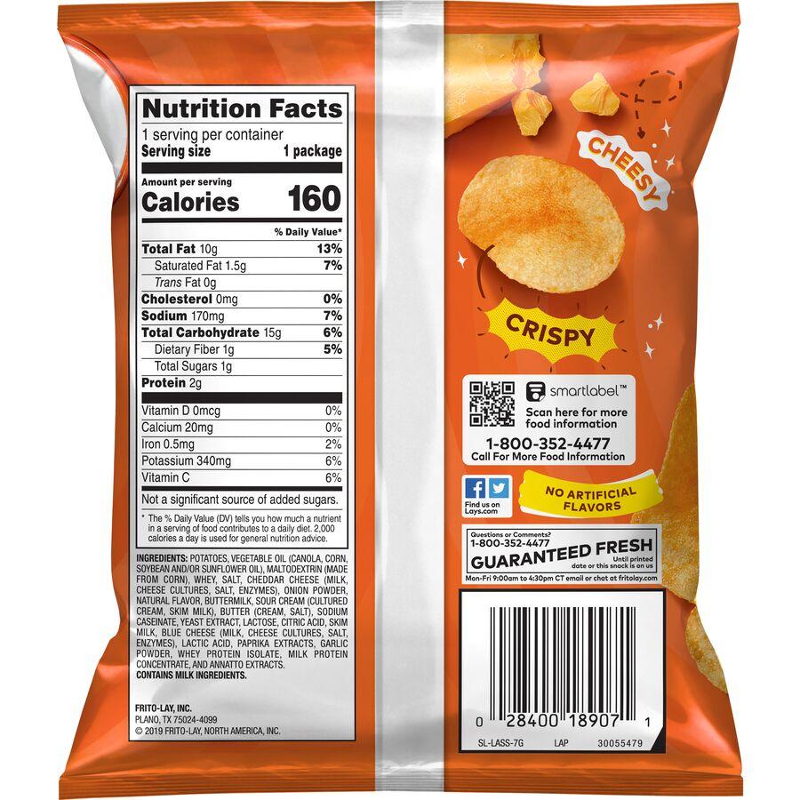 Lay's® Cheddar & Sour Cream Flavored Potato Chips - Shop Now at Snacks.com
