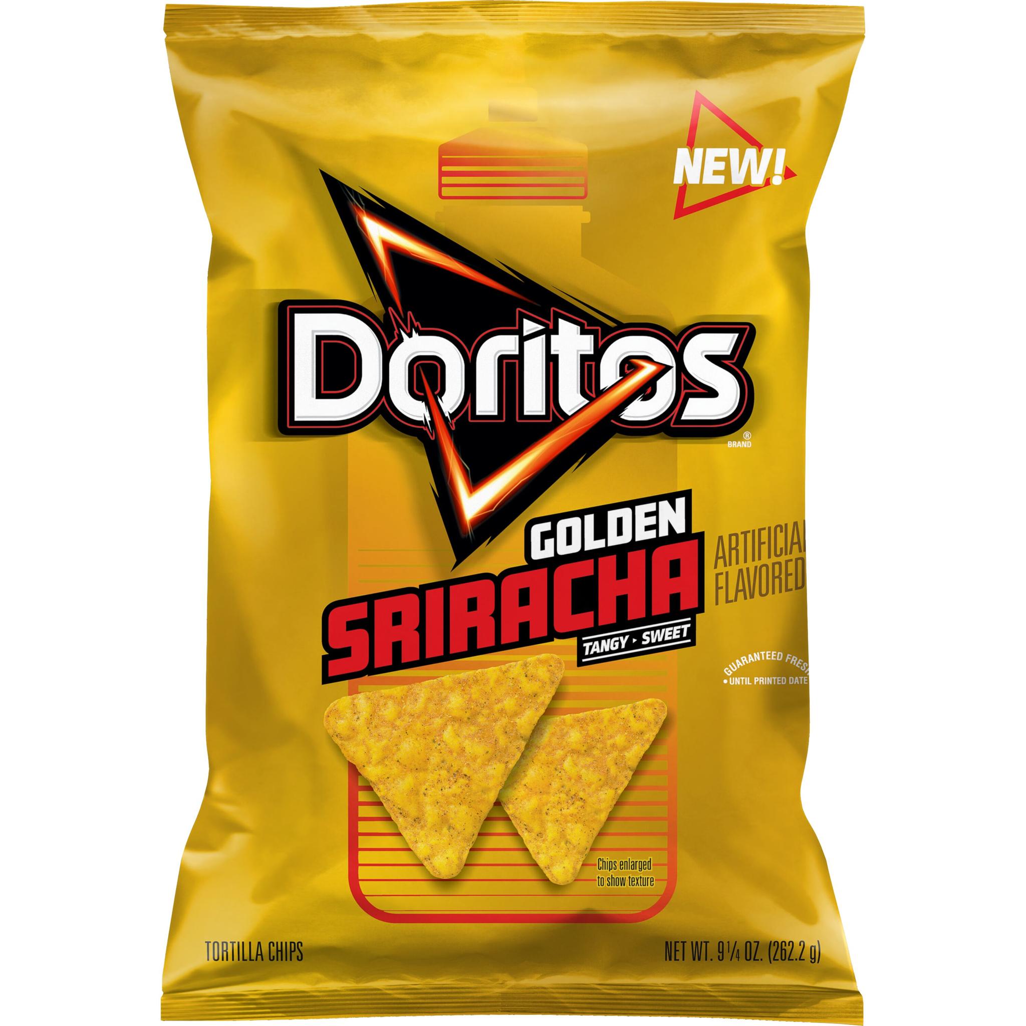 Doritos® Golden Sriracha Tortilla Chips - Shop Now at Snacks.com