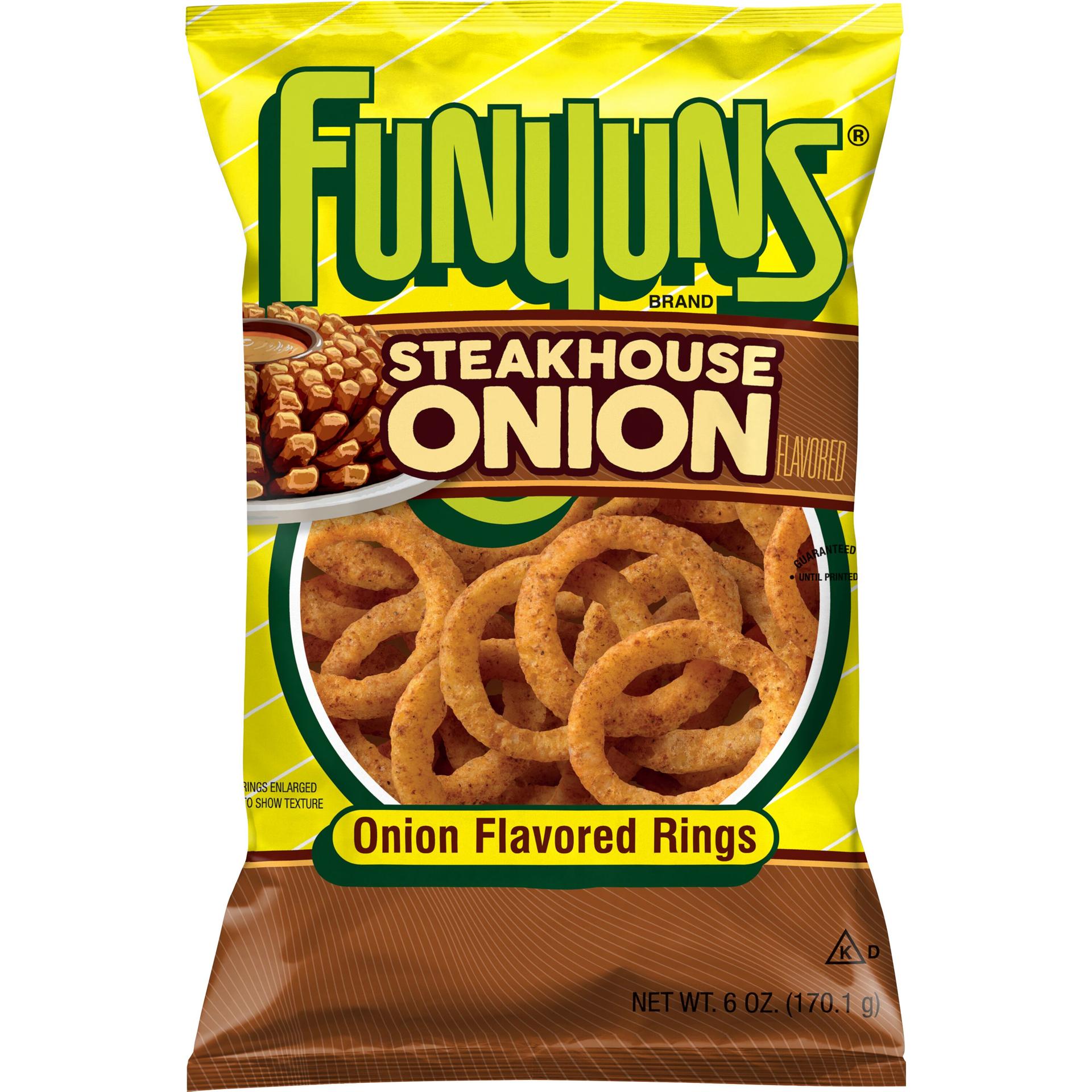 Funyuns® Steakhouse Onion Flavored Onion Rings - Shop Now at Snacks.com