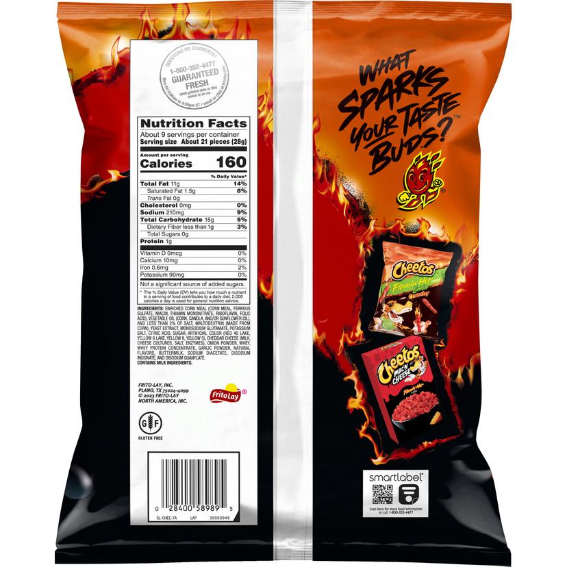 Cheetos® Crunchy Flamin' Hot® Cheese Flavored Snacks - Shop Now at ...