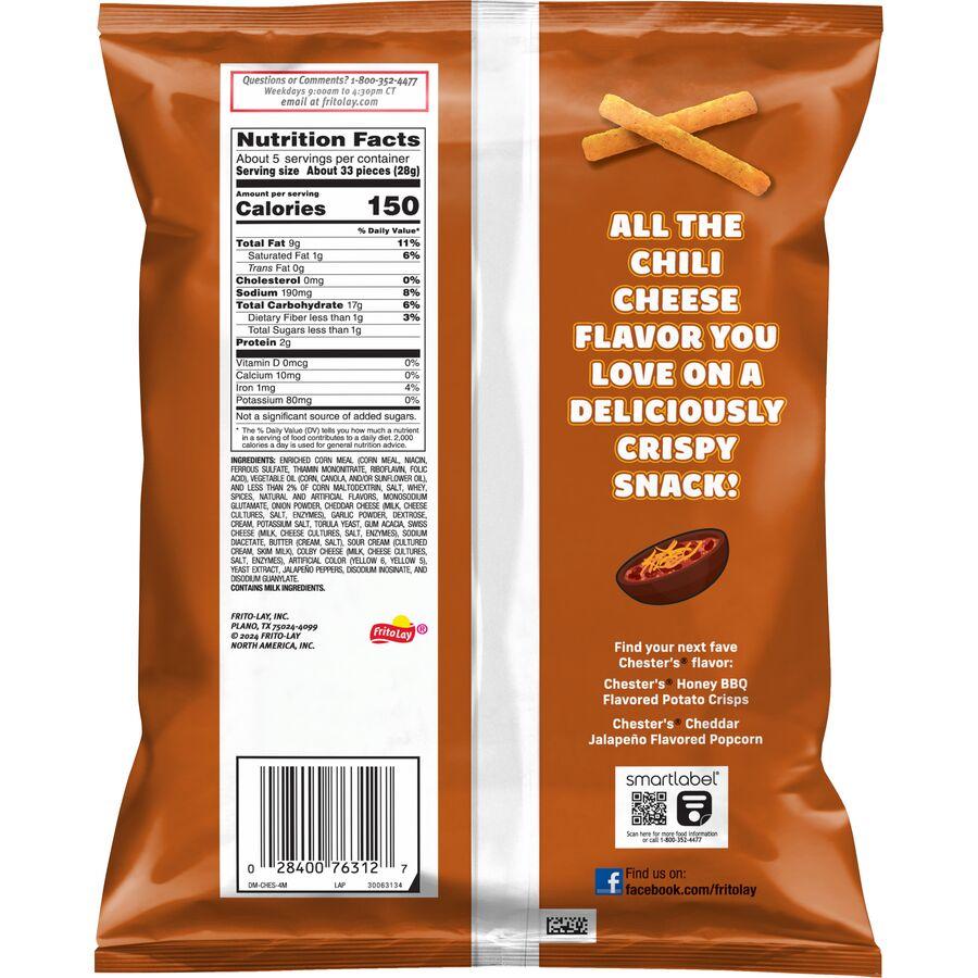 Chester's® Fries Chili Cheese Flavored Corn and Potato Snacks - Shop ...