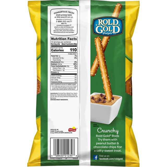 Rold Gold® Original Pretzels Rods - Shop Now at Snacks.com
