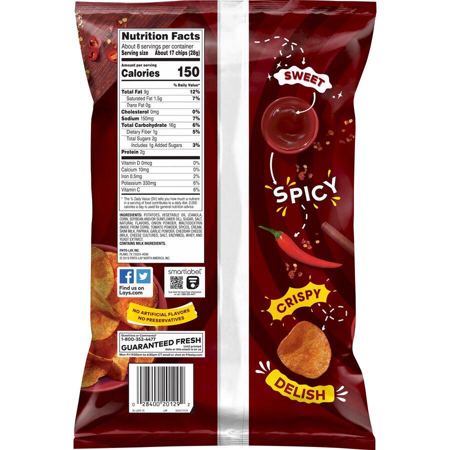 Lay's® Sweet Southern Heat Barbecue Flavored Potato Chips - Shop Now at ...