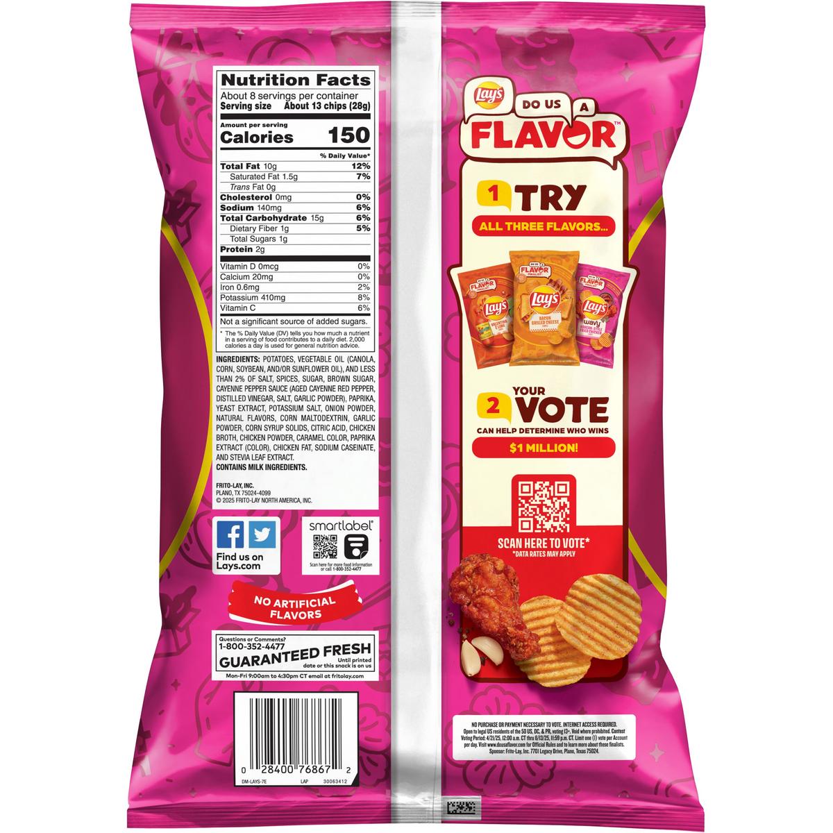 LAY’S® Wavy Korean-Style Fried Chicken Flavored Potato Chips - Shop Now ...