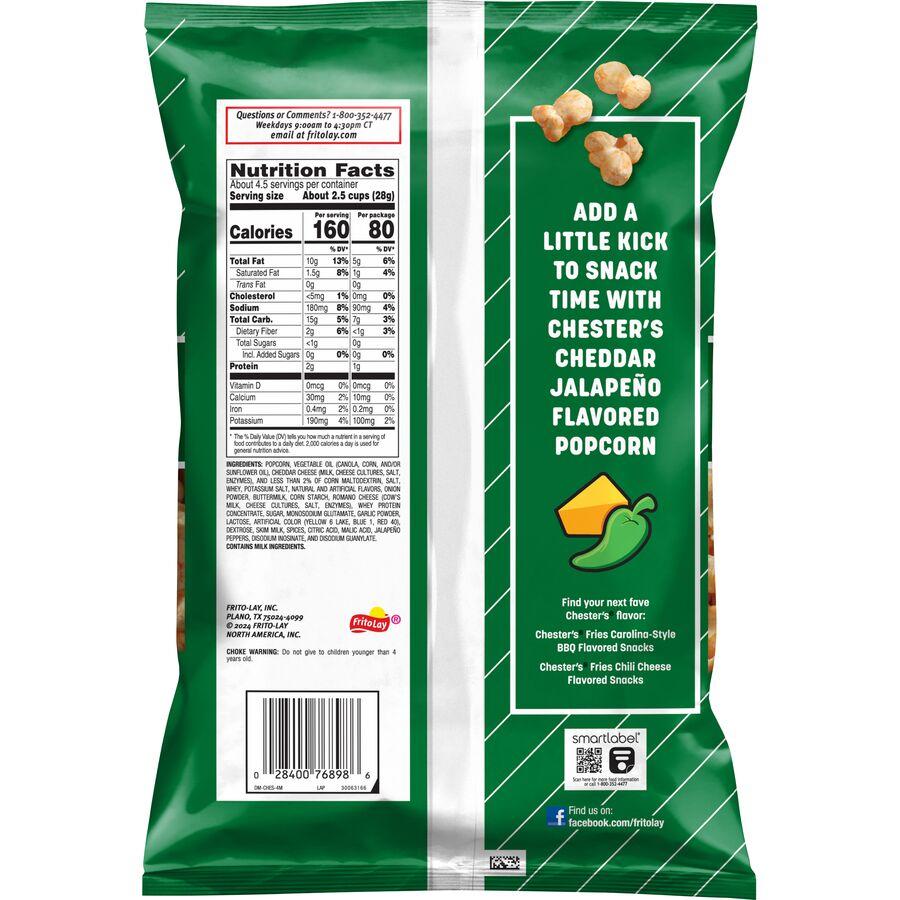 Chester's® Cheddar Jalapeno Popcorn - Shop Now at Snacks.com