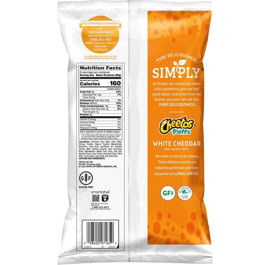 Simply® Cheetos® Puffs White Cheddar Cheese Flavored Snacks - Shop Now ...