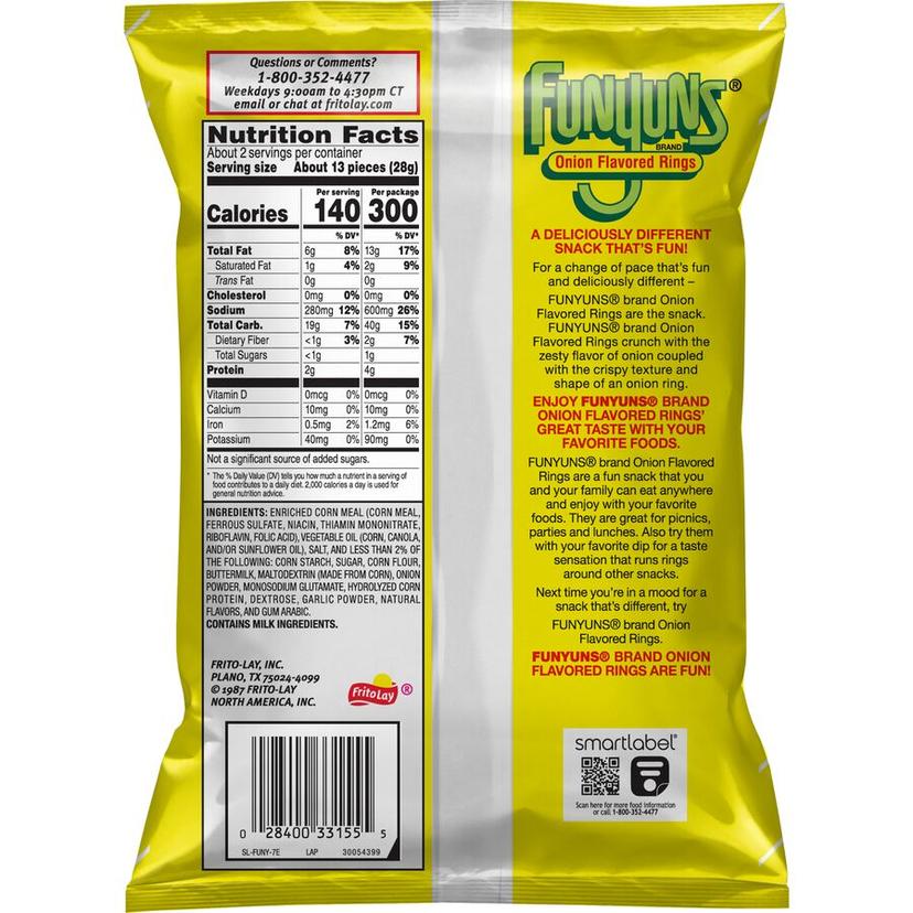 Funyuns® Onion Flavored Rings - Shop Now at Snacks.com